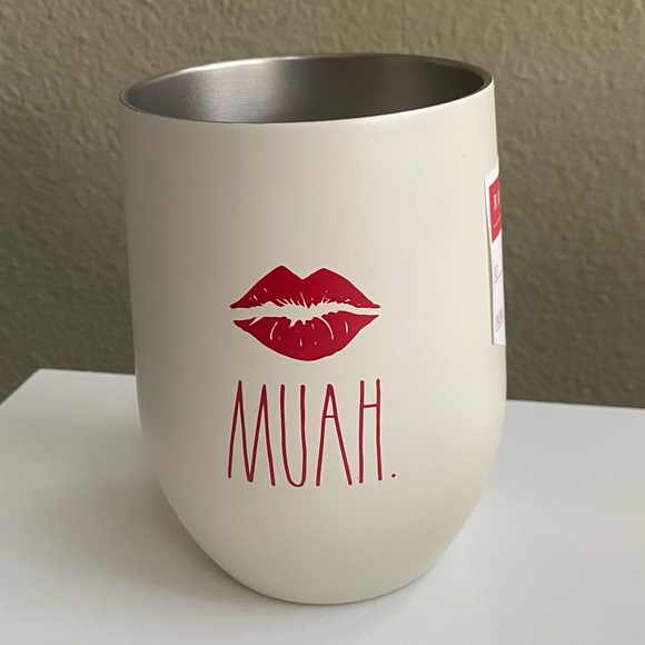 Rae Dunn | Dining | Rae Dunn Muah Red Lips Insulated Stainless Steel ...